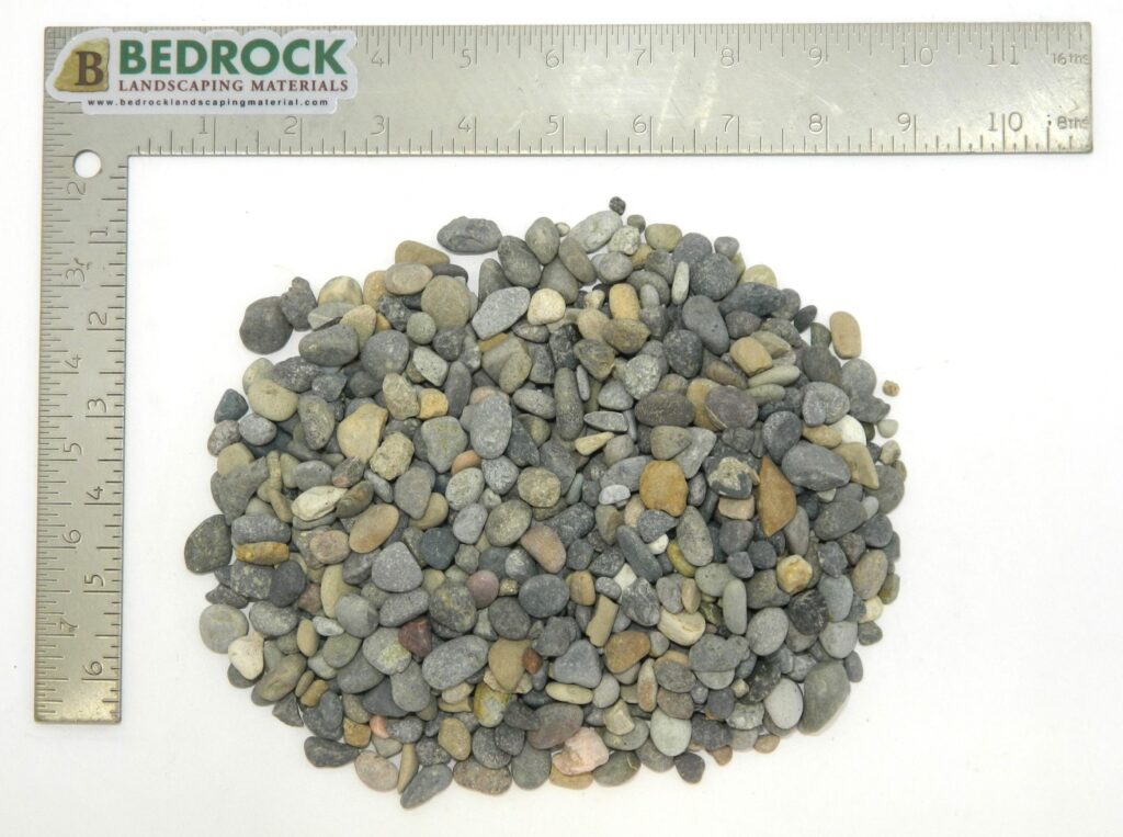 Mesa Grey River Rock 3/8″ (Pea Gravel) – Bedrock Landscaping Materials